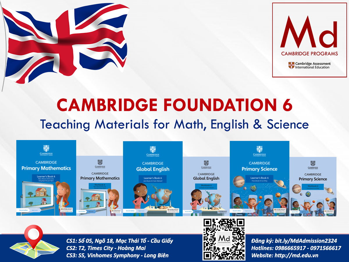 KHÓA HỌC CAMBRIDGE FOUNDATION – MdCenter